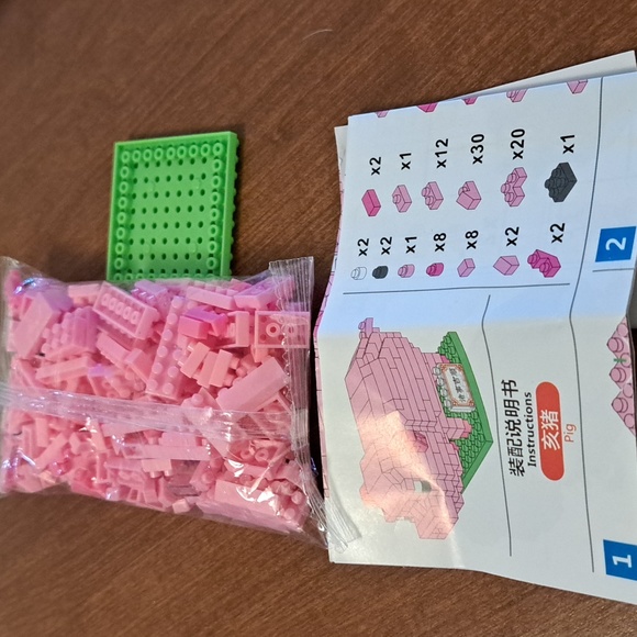 Toys | Pig Build It Block Bundle Only | Poshmark